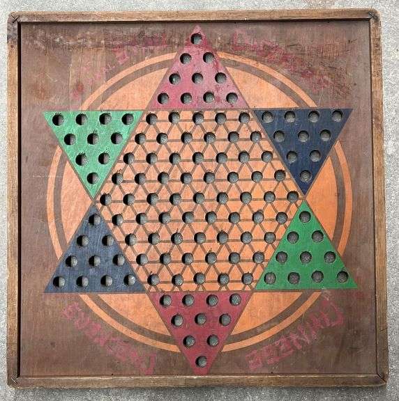 (Z) Chinese Star Checkers Board - Kraft Auction Service, LLC