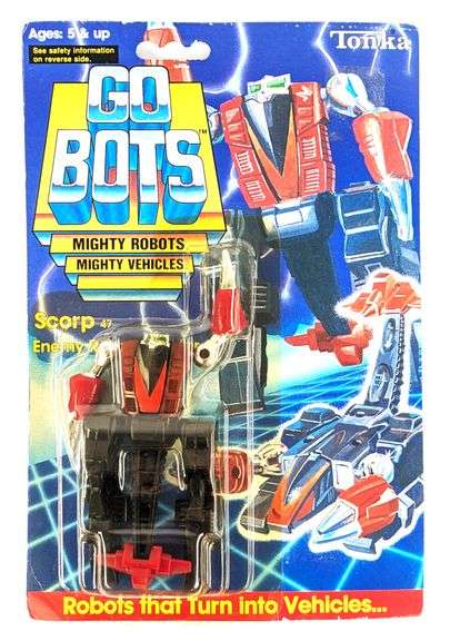 Vintage Tonka Go Bots Mighty Robots - Scorp #47 NIP - Kraft Auction ...