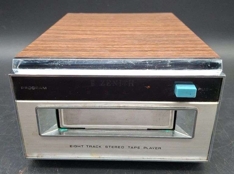 (AF) Vintage Zenith Eight-Track Player - Kraft Auction Service, LLC