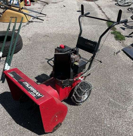 (X) Murray 6 Speed 5Hp 24” Snowblower Model 62450X4A - Kraft Auction ...