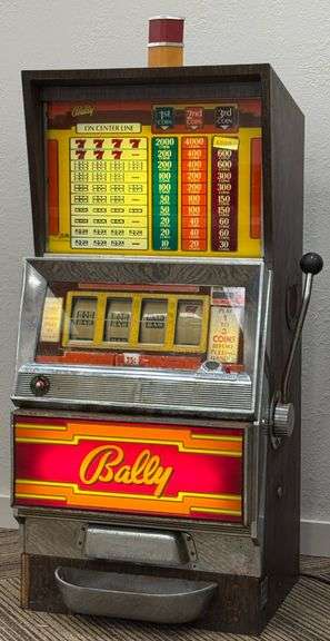 Vtg. Bally Mfg. Corp. 25-Cent Slot Machine - Kraft Auction Service, LLC