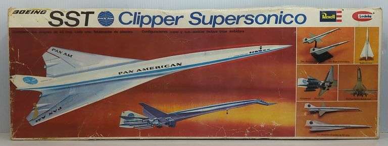 1/200 Revell Boeing SST Clipper Supersonico Model Kit - Kraft Auction ...