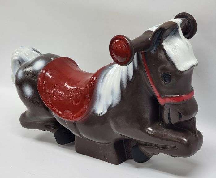 Vintage Game Time Inc. Saddle Mates Playground Ride-On Horse - Kraft ...