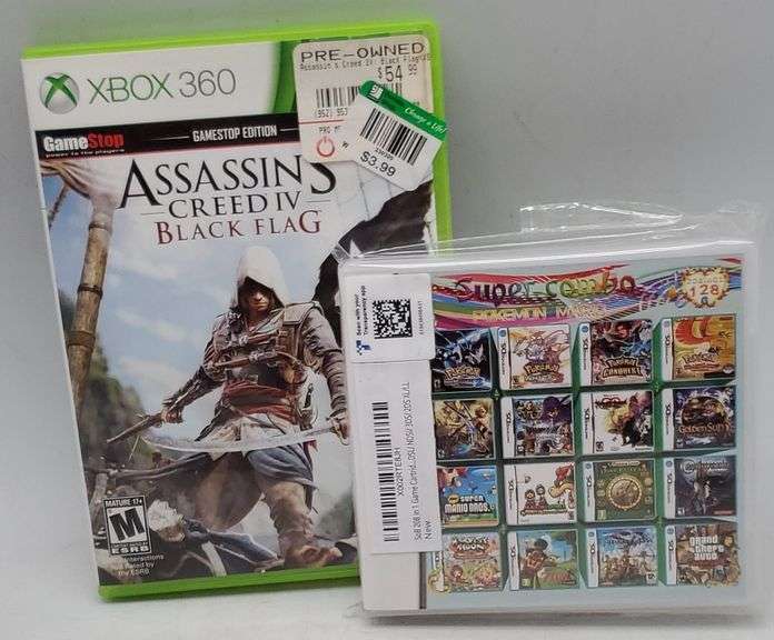 (DD) Xbox, Assasins Creed IV 'black flag missing 1 disc' & 1 Nintendo ...