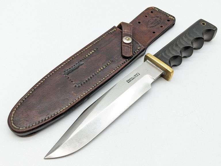 Vietnam Era Custom Randall Model 14 Attack Knife w/ Sheath - Kraft ...