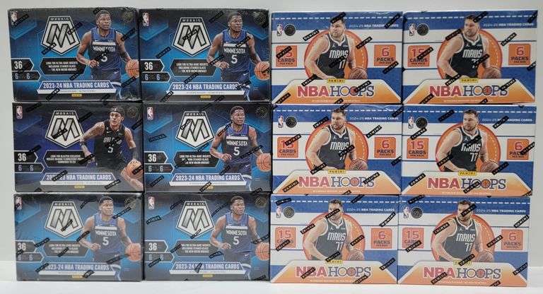 (Q) 12 Boxes Of NBA Trading Cards - Kraft Auction Service, LLC