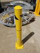 Yellow Steel Safety Pole. - Kraft Auction Service, LLC