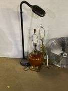 (G) Lamps, Patton Fan, and Clock - Kraft Auction Service, LLC