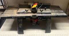 Craftsman Router Table With Router. - Kraft Auction Service, LLC