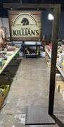 (RS) Killians Bar Sign 18x16 , Pole 6 ft tall - Kraft Auction Service, LLC