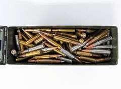 300 Rnd Loose Surplus .308 Win Cartridges w/ Ammo Can - Kraft Auction ...
