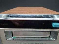 (AF) Vintage Zenith Eight-Track Player - Kraft Auction Service, LLC