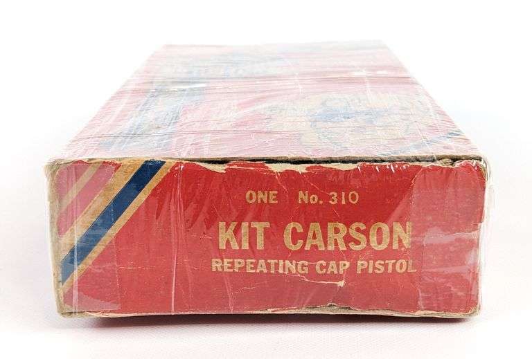 Kilgore Kit Carson Cap Gun Pistol w/ Box - Kraft Auction Service, LLC