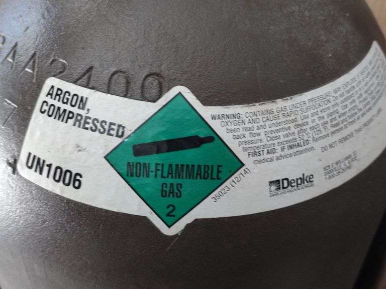 Compressed Gas Cylinder - Kraft Auction Service, LLC