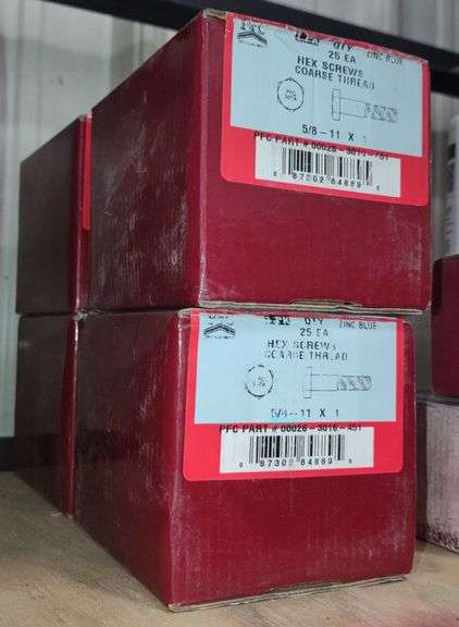 Threaded Hex Screws - Kraft Auction Service, LLC