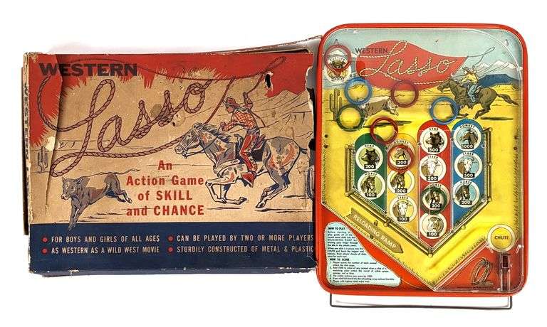 Ranger Steel Products Western Lasso Game w/ Box - Kraft Auction Service ...