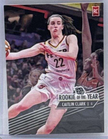 (BP) Caitlin Clark Indiana Fever Rookie Basketball Card Rookie of the ...