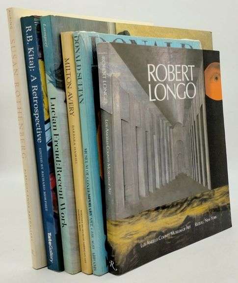(Y) Books of art from Lucian Freud, Susan Roth erg, Milton Avery, R.B ...