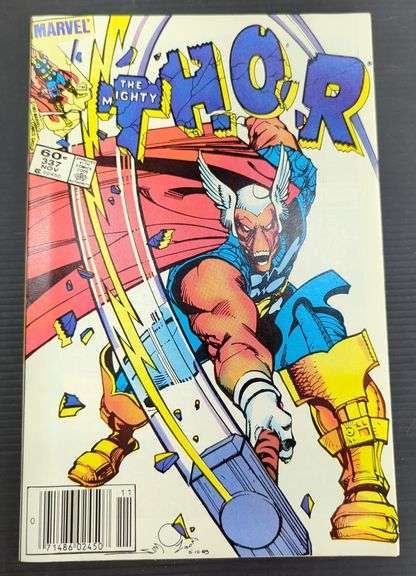 (D) Marvel The Mighty Thor Comic Book Vol. 1 #337 November 1983 - Kraft ...