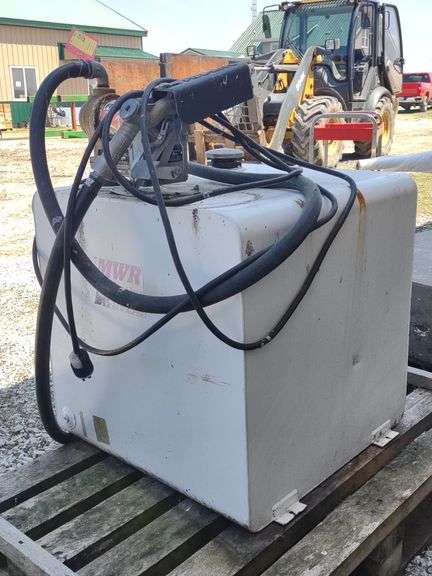 Steel Fuel Transfer Tank w/ Fill-Rite Pump - Kraft Auction Service, LLC