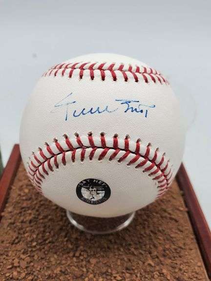 "Say Hey" Authenticated Willie Mays Autographed Baseball - Kraft ...