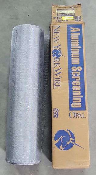 (J) New York Wire Aluminum Screening - Kraft Auction Service, LLC