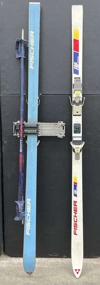 (G) Fisher FRP Strada Skis And Scott Ski Poles And Ski Tote - Kraft ...