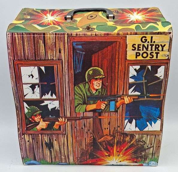 (F) Vintage G.I. Joe G.I. Sentry Post Carrying Case - Kraft Auction ...