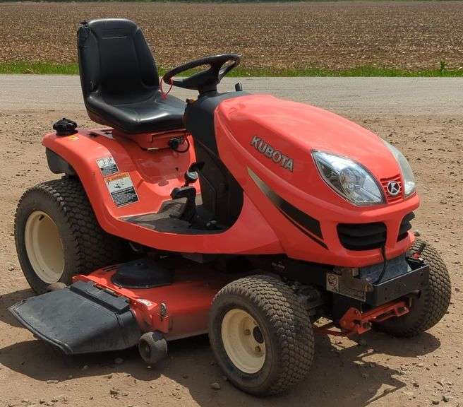 (L) Kubota (Model RCK54GR) Diesel Riding Lawn Mower - Kraft Auction ...