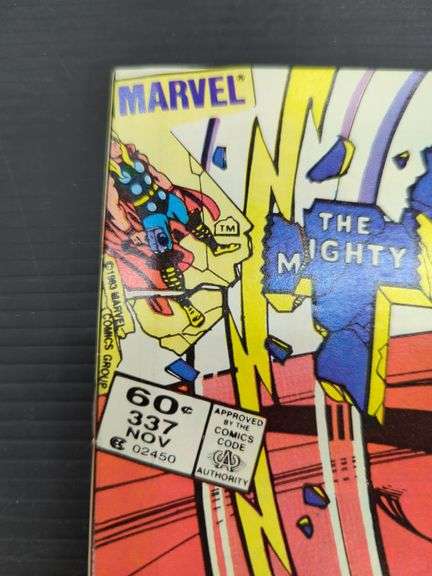 (D) Marvel The Mighty Thor Comic Book Vol. 1 #337 November 1983 - Kraft ...