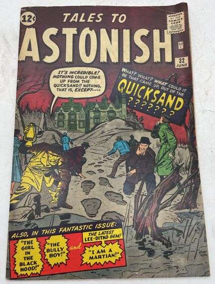 (AF) Tales To Astonish 1962 #32 “Quicksand” Comic Book - Kraft Auction ...