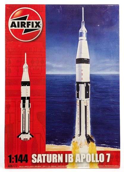 1/144 Airfix Saturn IB Apollo 7 Space Rocket Model Kit - Sealed - Kraft ...