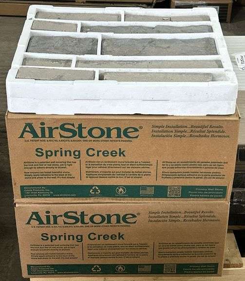 (CW) AirStone SPRING CREEK Gray Cement Primary Wall Tiles - Kraft ...