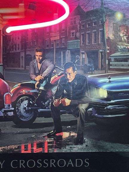 (N) Legendary Crossroads Neon Light Print Works 33” x 24” - Kraft ...