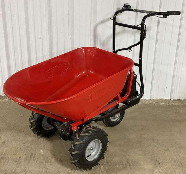 (DZ) RedRock 48V Electric Wheelbarrow Utility Cart - Kraft Auction ...