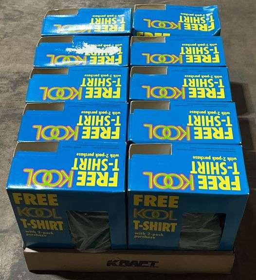 (GD) Cigarette Advertising Kool T Shirts - Kraft Auction Service, LLC