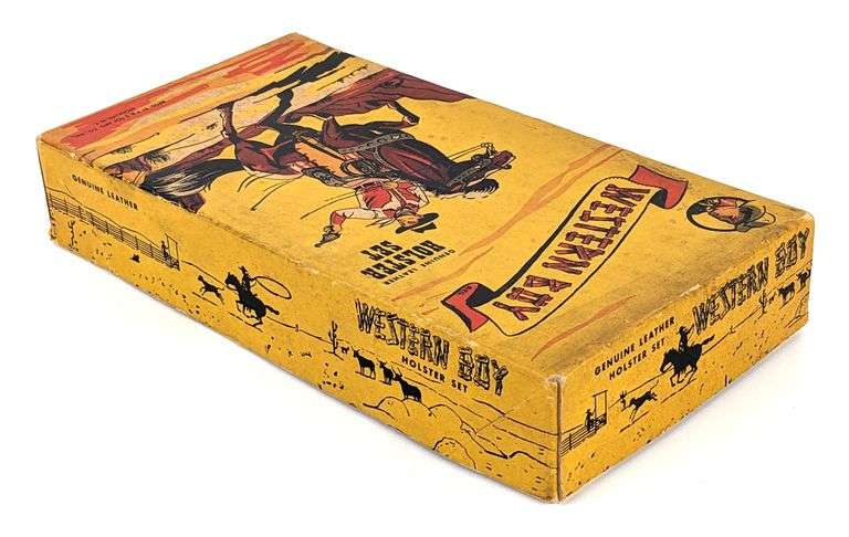 R&S Toy Mfg. Western Boy Cap Gun w/ Holster In Box - Kraft Auction ...