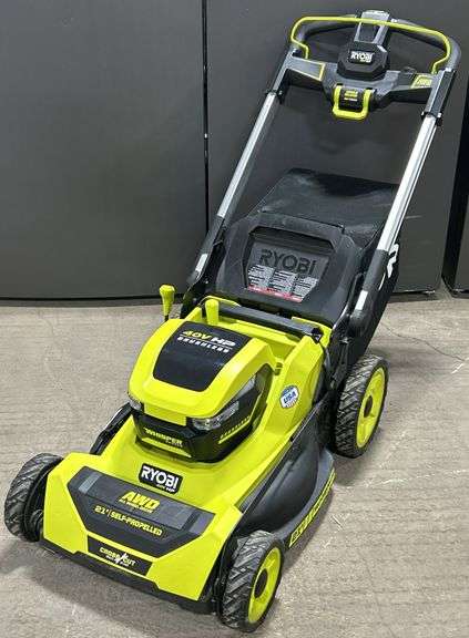(CV) Ryobi 40V HP 21" AWD Self-Propelled Lawn Mower - Kraft Auction ...