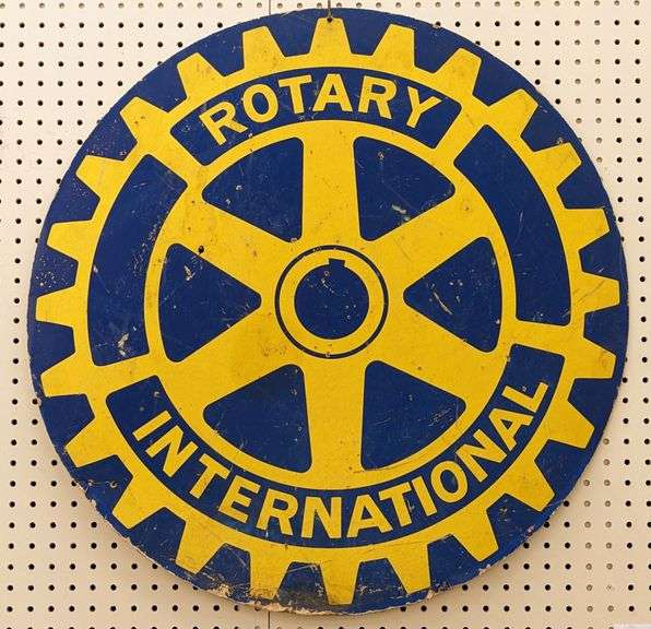 Vintage International Rotary Advertising Sign - Kraft Auction Service, LLC