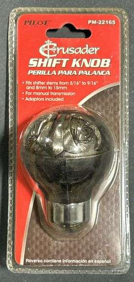 (ZZ) Pilot Automotive Crusader Shift Knob - Kraft Auction Service, LLC
