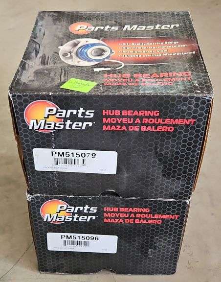 Parts Master Hub Bearings. - Kraft Auction Service, LLC