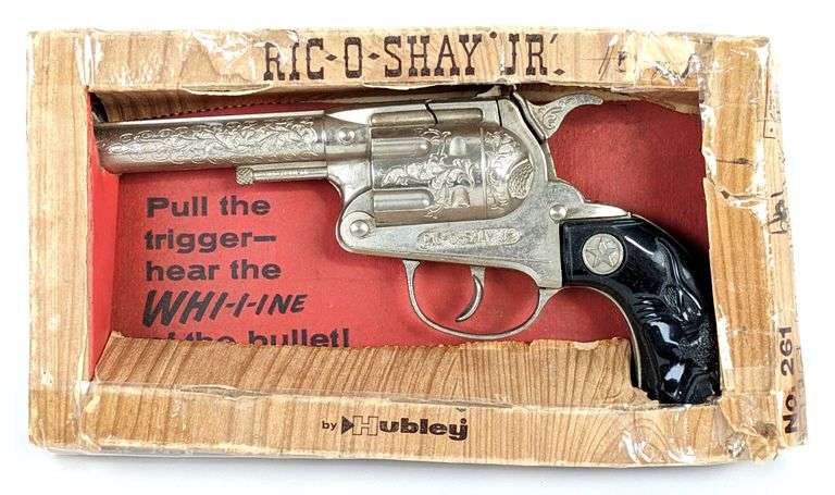 Hubley Ric-O-Shay Jr. Cap Gun w/ Box - Kraft Auction Service, LLC