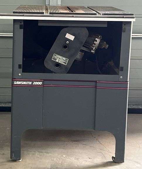 (J) ShopSmith SawSmith 2000 Table Saw. - Kraft Auction Service, LLC