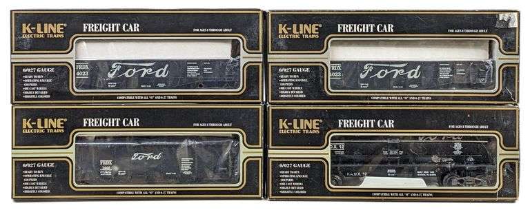 K-Line Ford Gondola, Tank Car, & Hopper Car - Kraft Auction Service, LLC