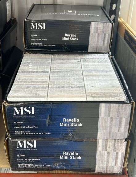 (CW) MSI RAVELLO MINI STACK 12"x12" Polished Marble Mosaic Tile - Kraft ...