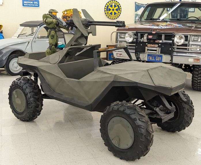 Custom Electric Halo Turret Warthog w/Master Chief Figure - Kraft ...