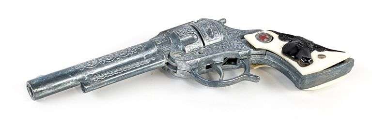 Hubley Texan Jr. Cap Pistol Gun w/ Box - Kraft Auction Service, LLC