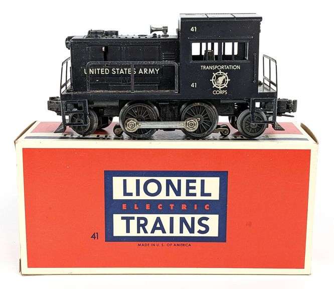 Lionel U.S. Army Switcher No. 41 - Kraft Auction Service, LLC