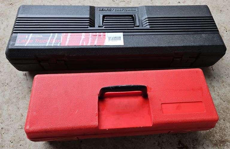 (CC) Sears / Craftsman Truck Tool Box and a Small Standard Tool Box ...