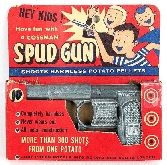 Joseph Cossman Co. Spud Gun In Box - Kraft Auction Service, LLC